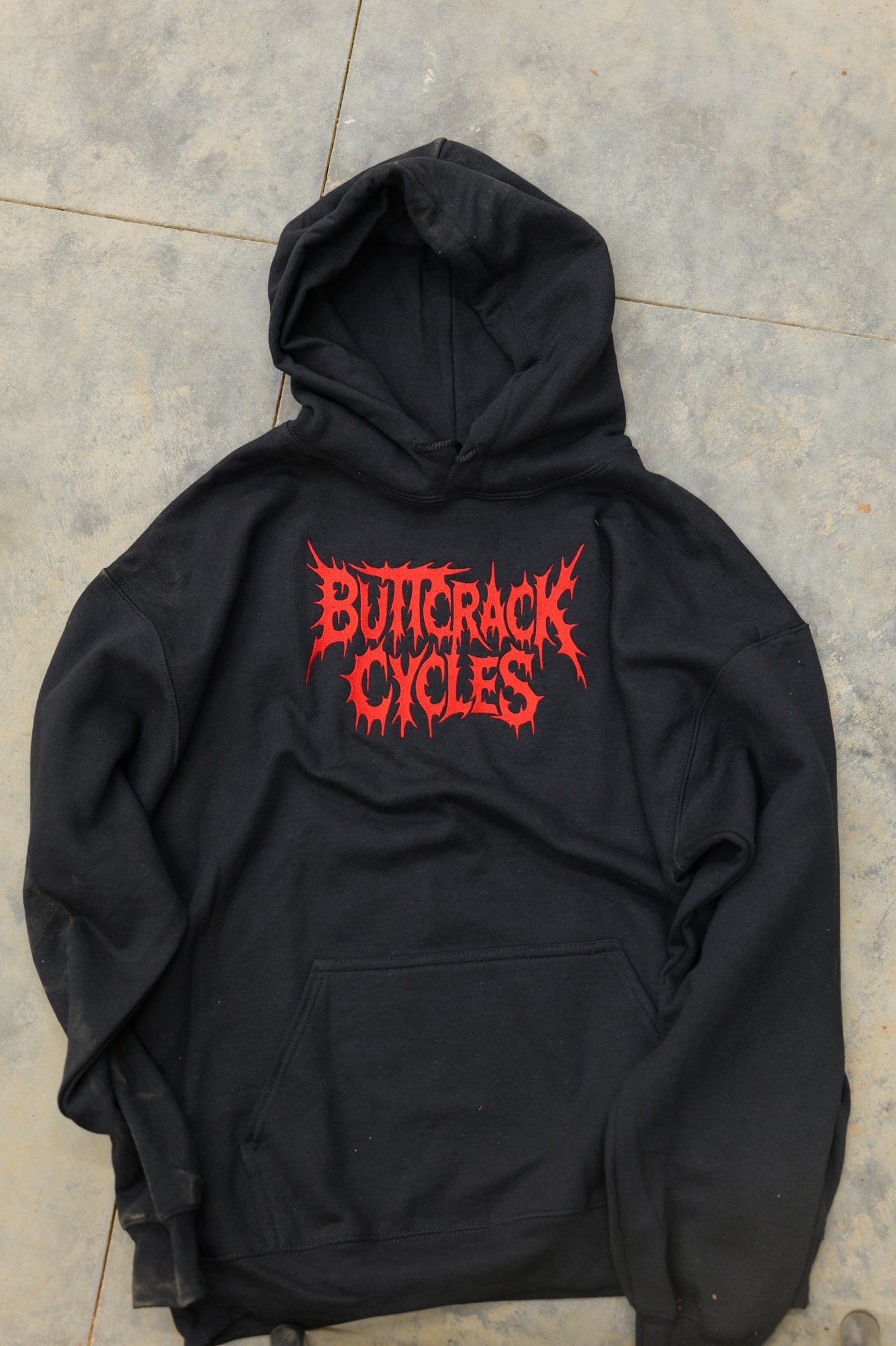 Heavy Metal Hoodie – Buttcrack Cycles